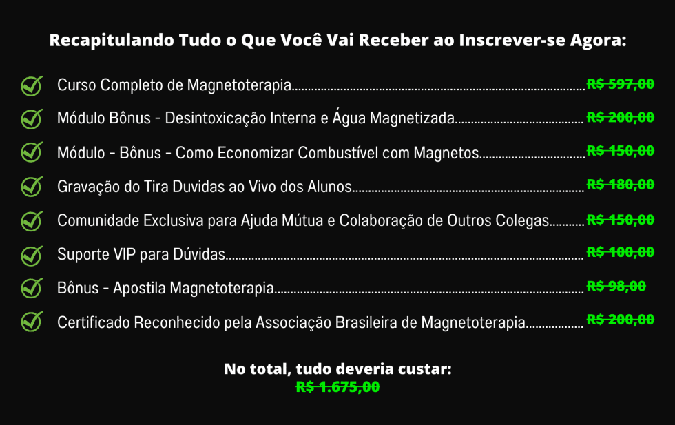 magnetoterapia | Mestre Wu